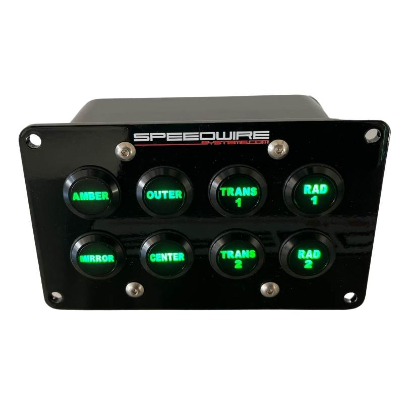 8 Switch Toggle or Push Button Switch Panel – Speedwire Systems